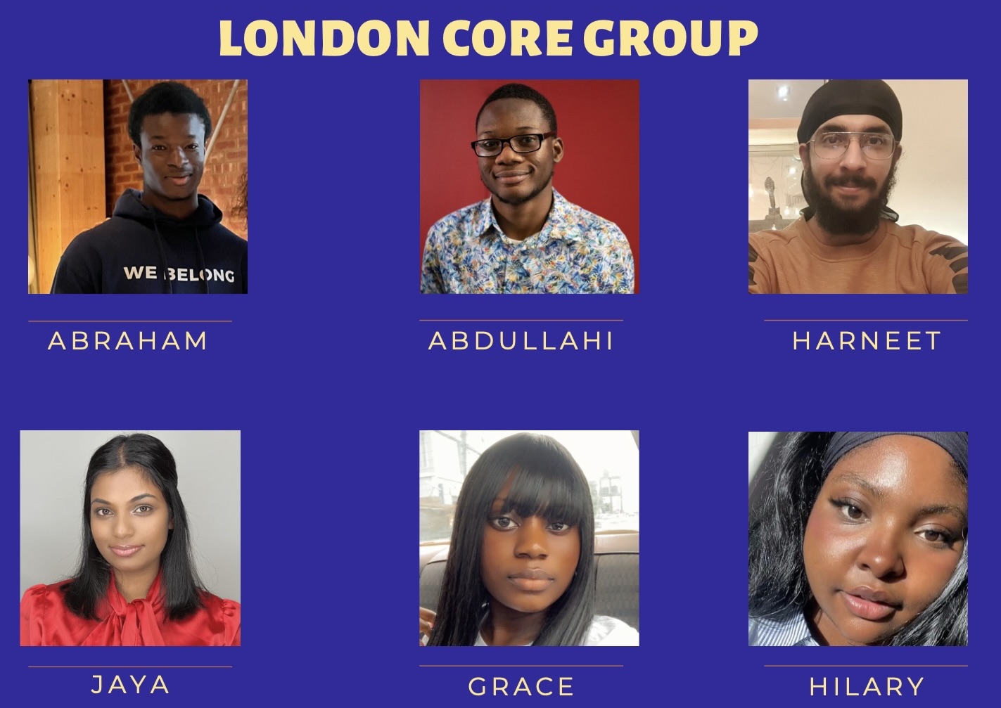 London Core Group | webelong.org.uk